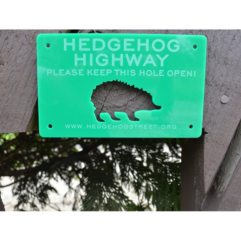 Hedgehog Highway Sign - The British Hedgehog Preservation Society ...